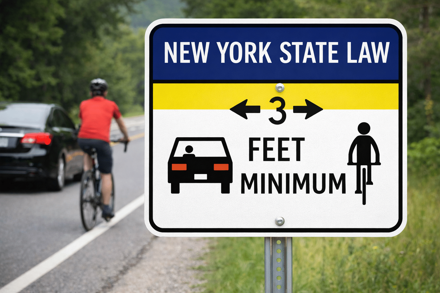 New York’s 3-Foot Passing Law Explained | Bicycle Accidents